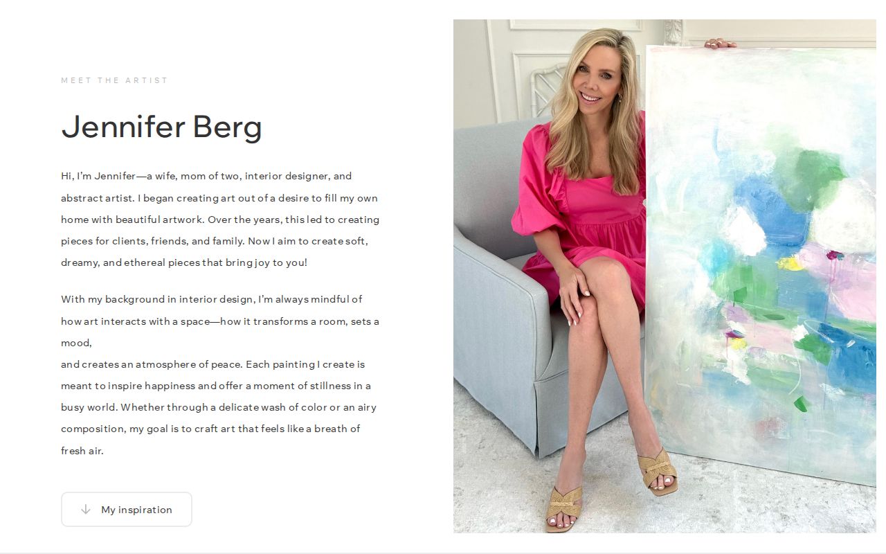 Jennifer Berg, Artist